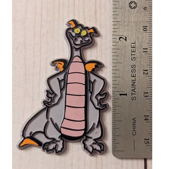 Disney | Accents | Figment Disney Rubber Magnet 982 Epcot | Poshmark